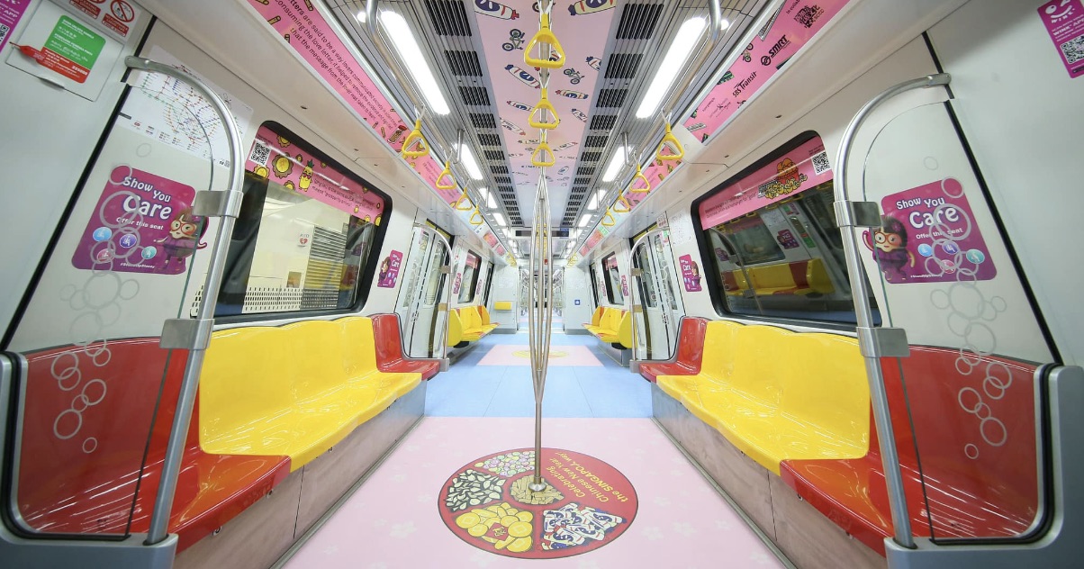 MRT trains & stations, buses get CNY-themed makeovers to celebrate year ...