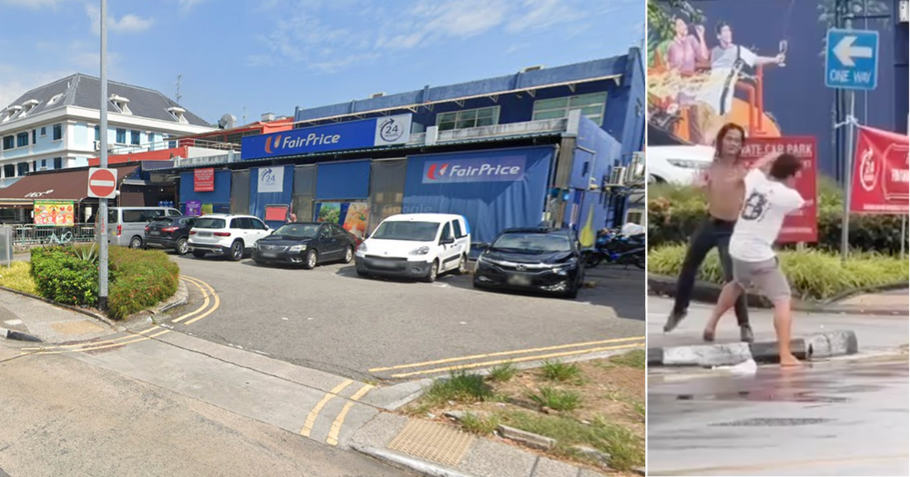 Siglap roadside fight: Hawker, 30, claims shirtless man assaulted him ...