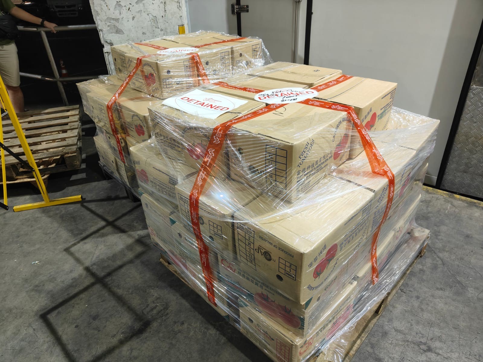 1.5 tonnes of illegally imported vegetables & processed food from M'sia ...