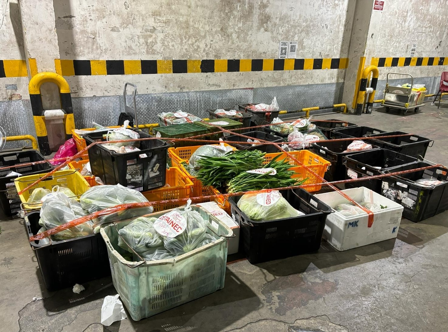 1.5 tonnes of illegally imported vegetables & processed food from M'sia ...