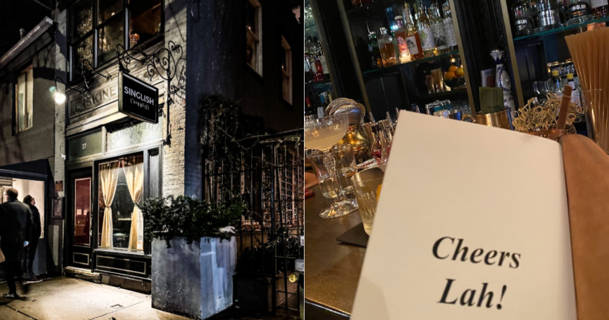 Singlish bar in New York city, opened by non-S'poreans in 2022 ...