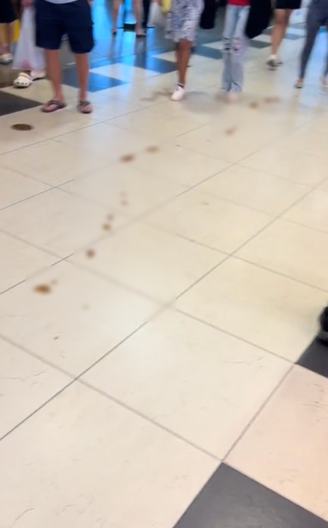 TikTok user captures video of 'poo trail' on floor of Hougang Mall ...