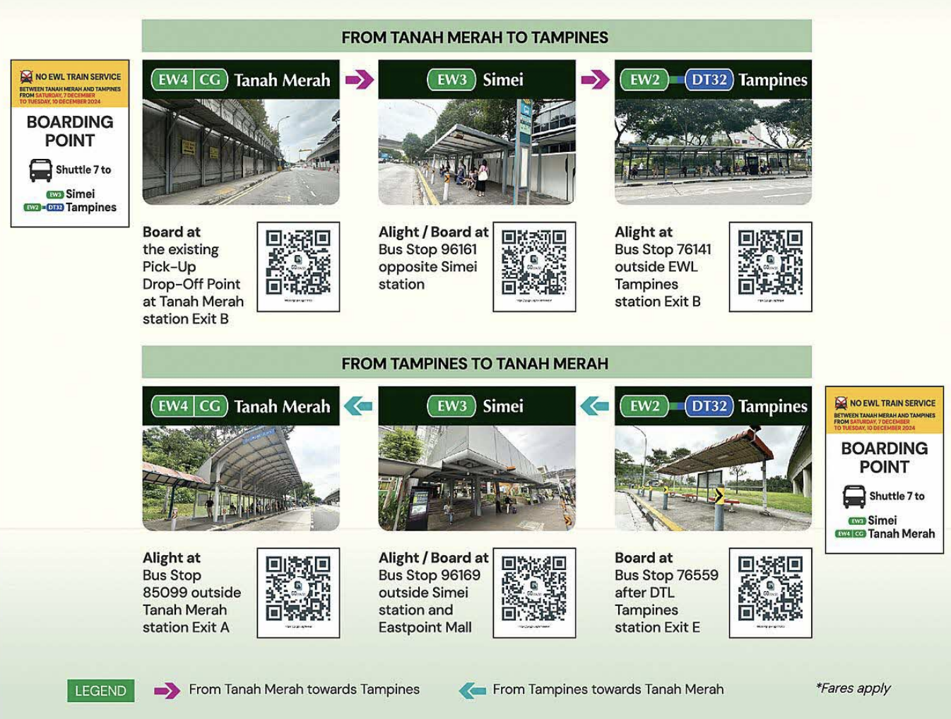 Commuters advised to plan ahead for Dec. 7-10 EWL disruption between ...