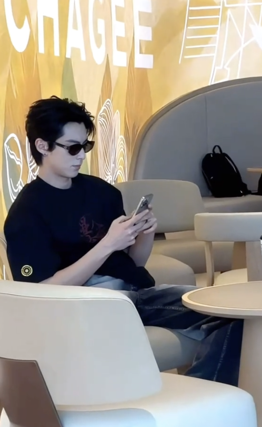 Chinese actor Dylan Wang spotted at VivoCity before attending Yuewen Global IP Awards at RWS ...