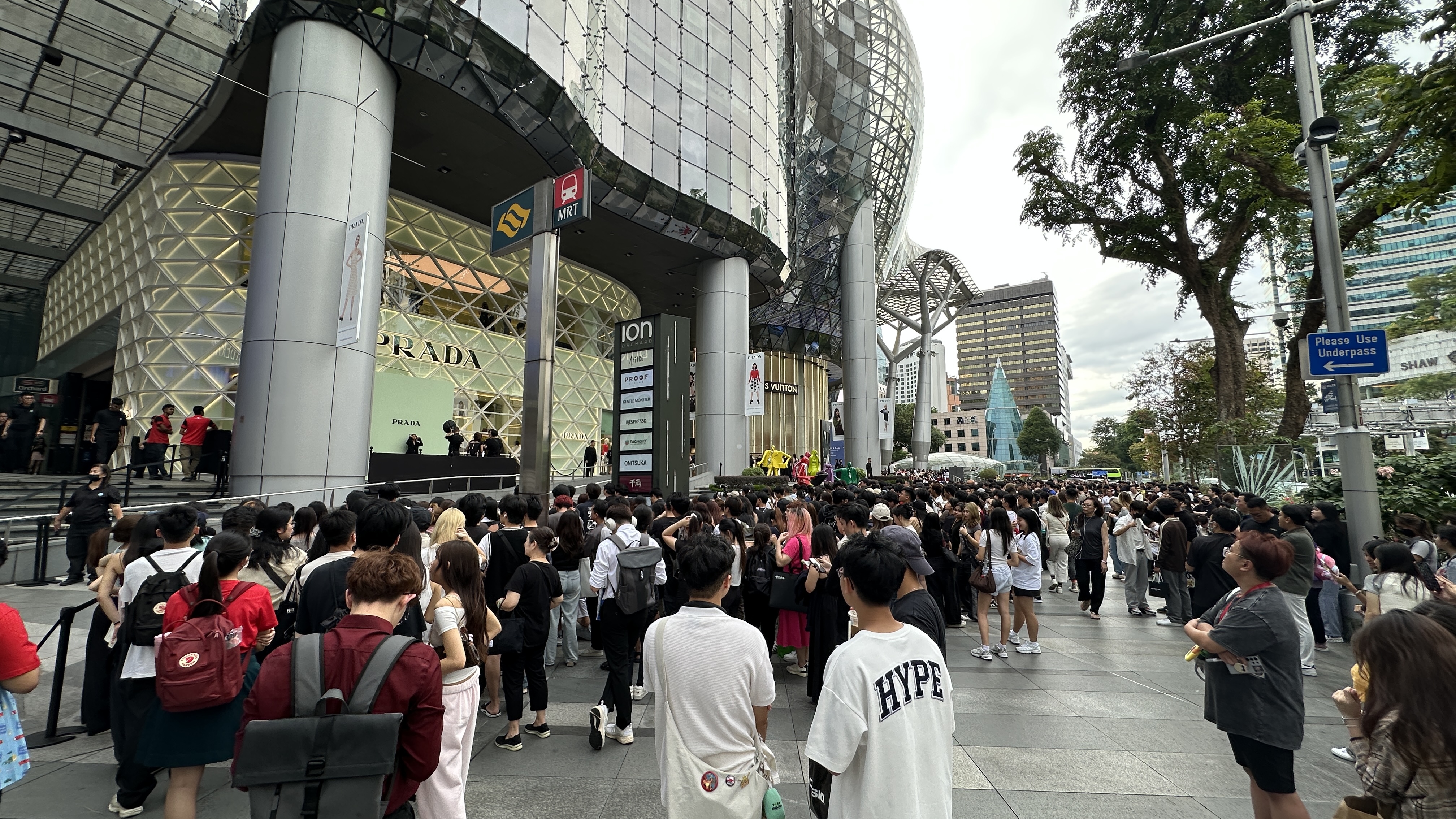 Hundreds show up for Prada boutique opening at ION Orchard to catch a ...