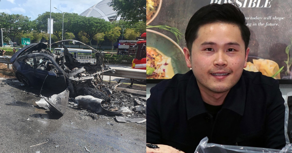 Driver, 37, who died in Nicoll Highway Porsche fire, a director of food ...