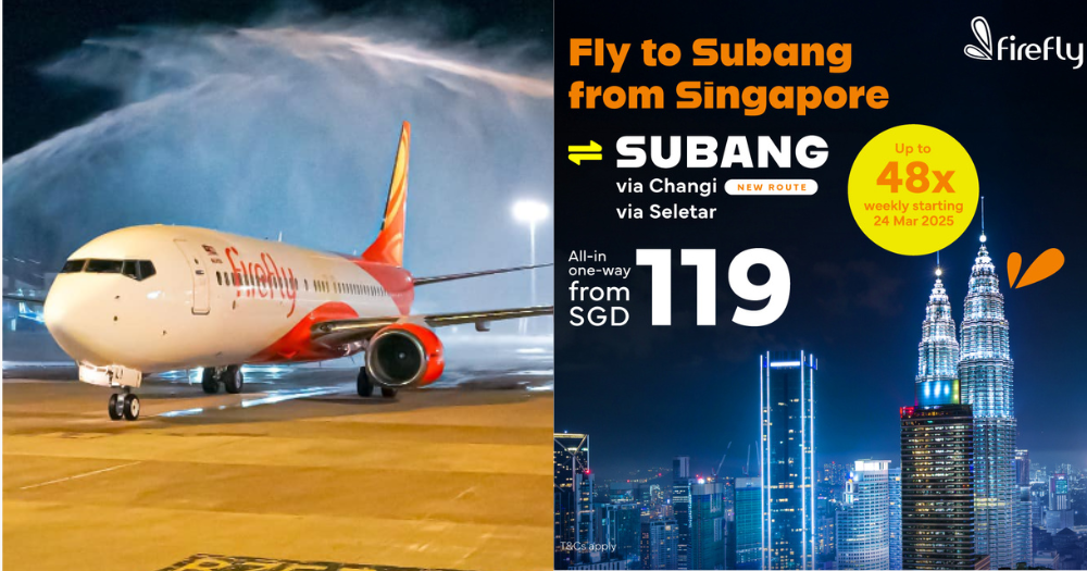 Direct Firefly flights available from Changi Airport to Subang Airport ...