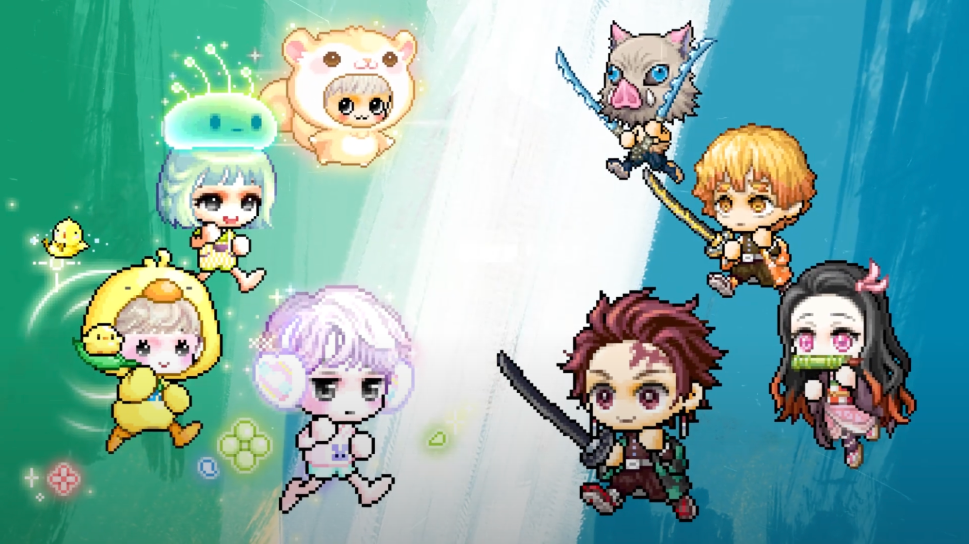 Live as Tanjiro, Zenitsu & Inosuke’s characters in MapleStorySEA ...
