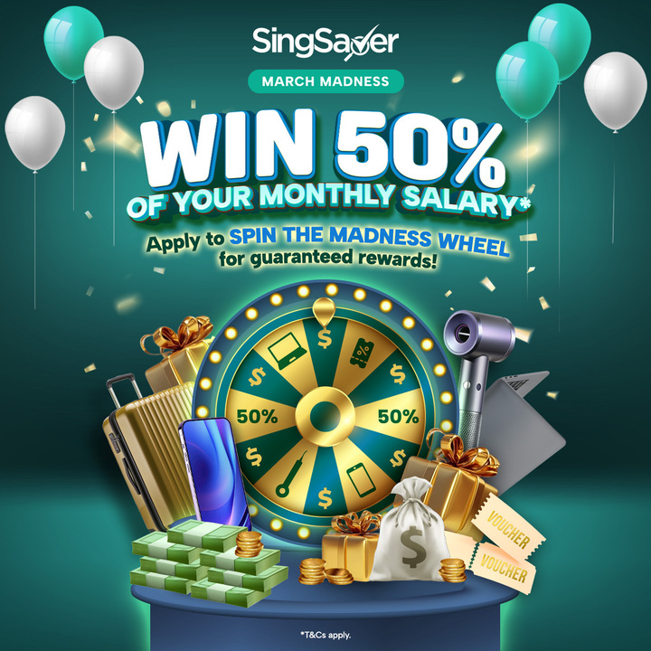 Stand to win 50% of your monthly salary, gold bars & more in SingSaver’s March Madness from now ...