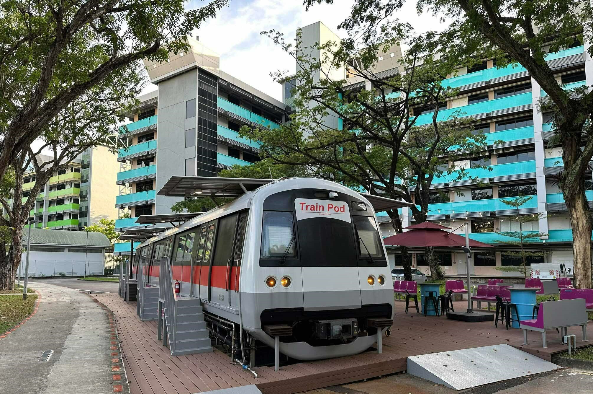 Decommissioned SMRT train-turned hotel in one-north accepting bookings ...