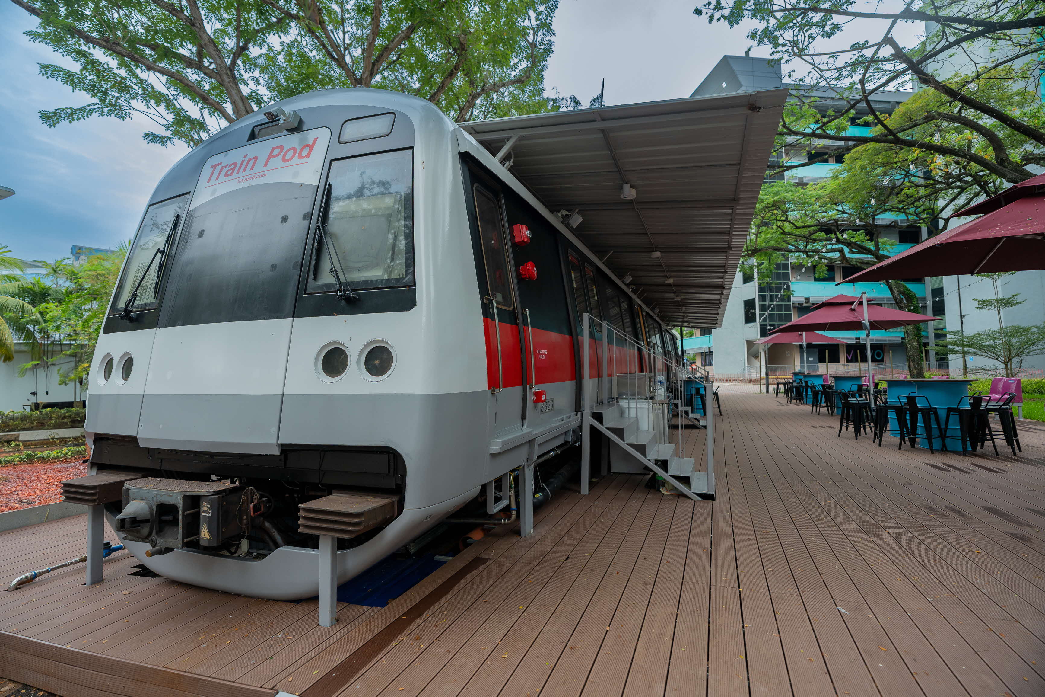 Decommissioned SMRT train-turned hotel in one-north accepting bookings ...