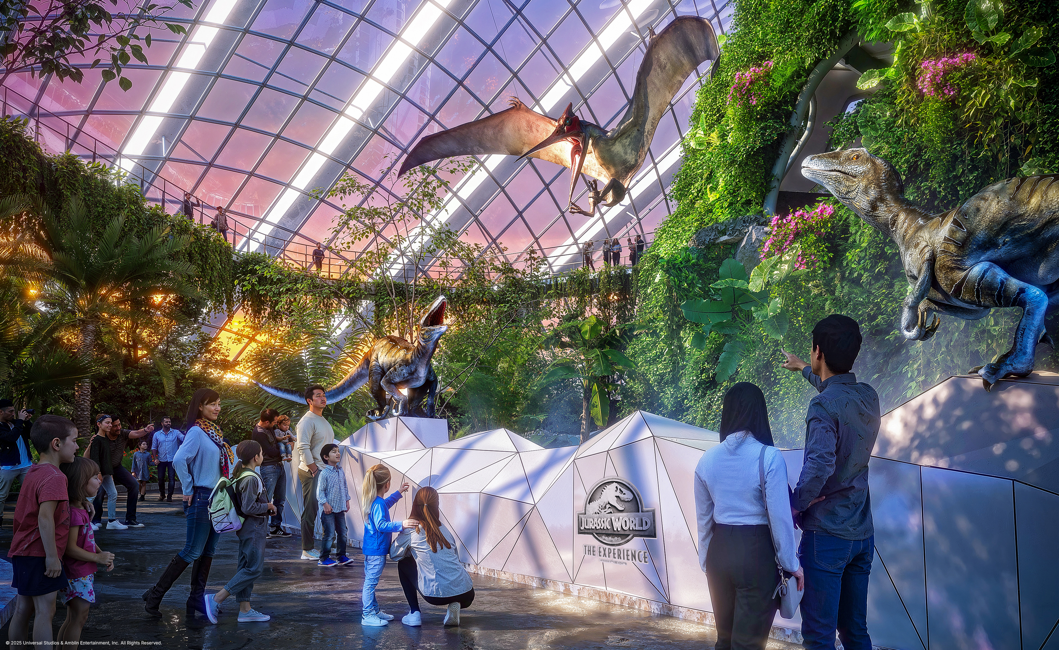 Jurassic World attraction with 8.5m tall dinosaur coming to Gardens by ...