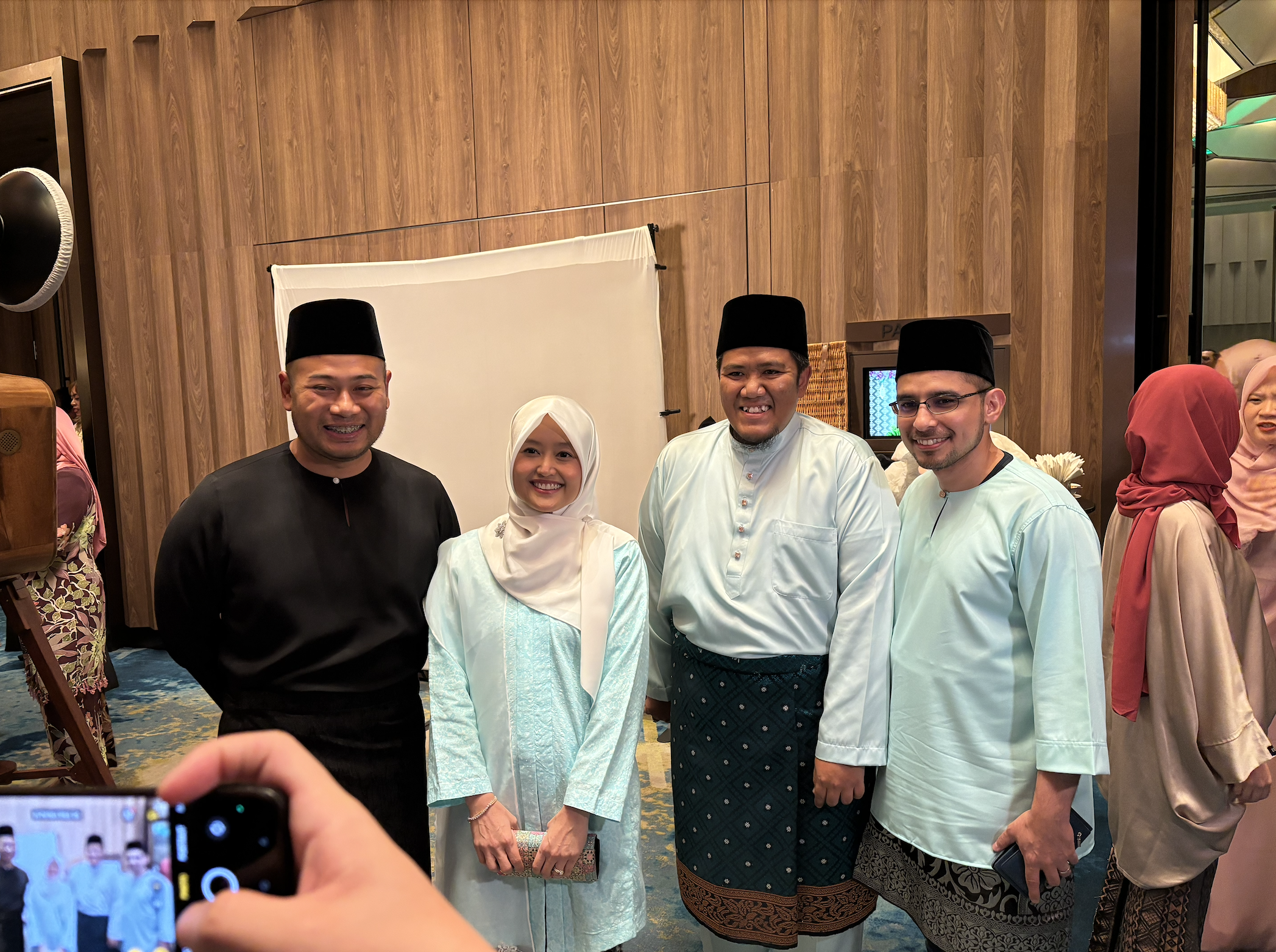 PAP new faces Syed Harun & Hazlina Abdul Halim attend Minister's Hari ...