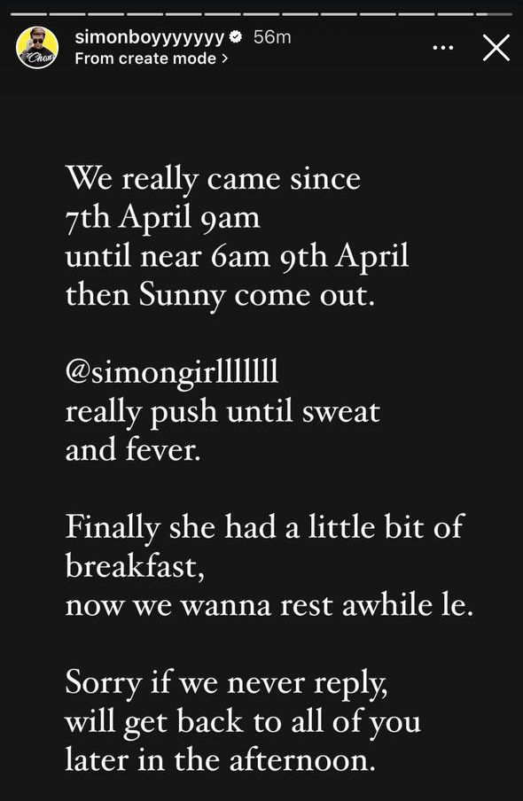 Simonboy & Simongirl welcome baby boy, Sunnyboy, aka Sunny Khung ...