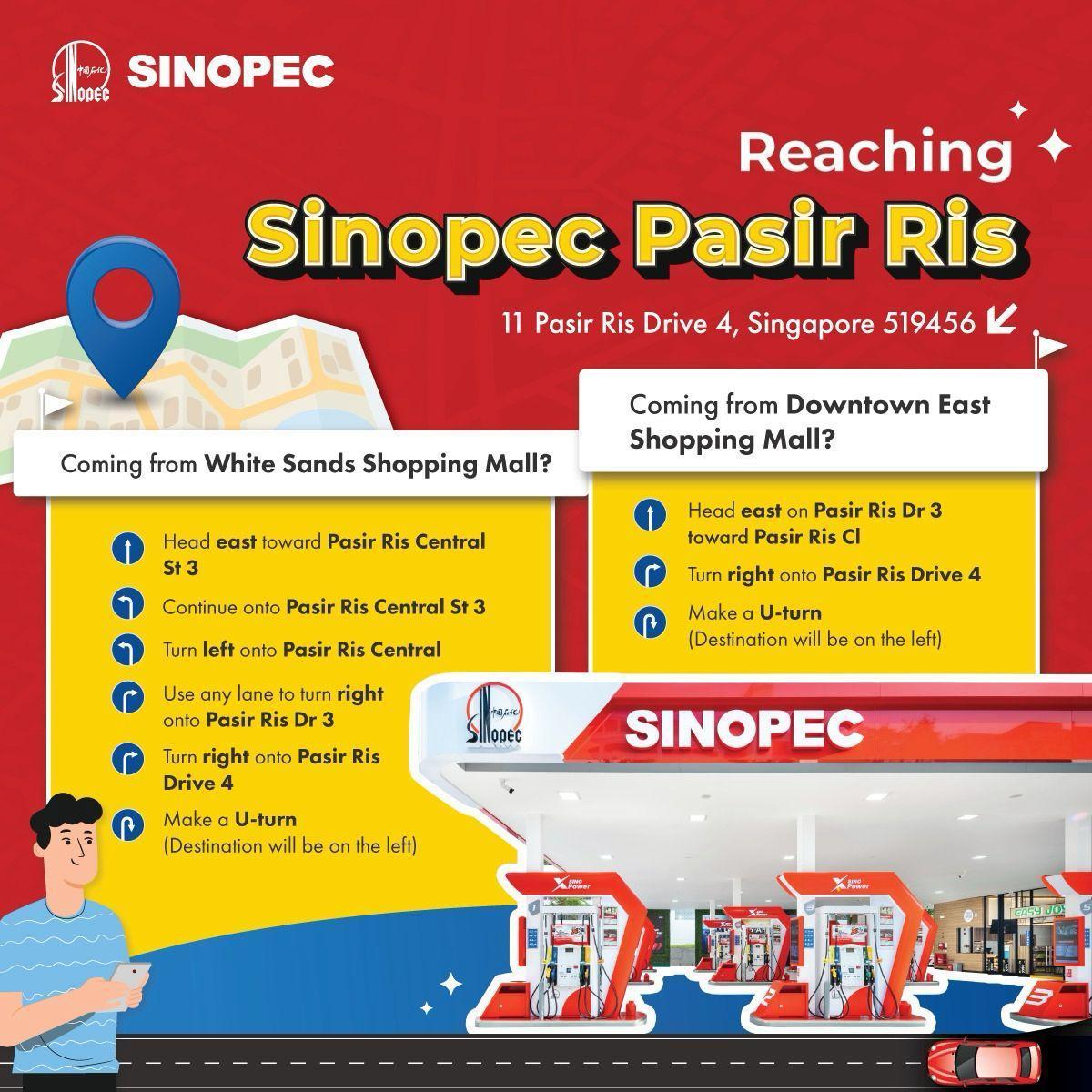New Sinopec petrol station in Pasir Ris offering 29% instant discounts ...