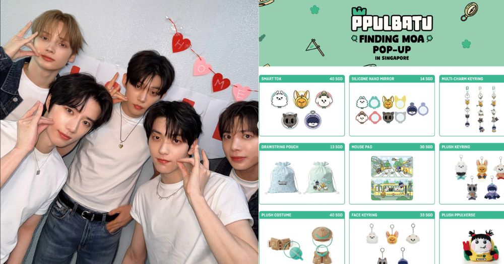 K-pop group TXT's pop-up store at Plaza Singapura from Jun. 6 to 29 ...
