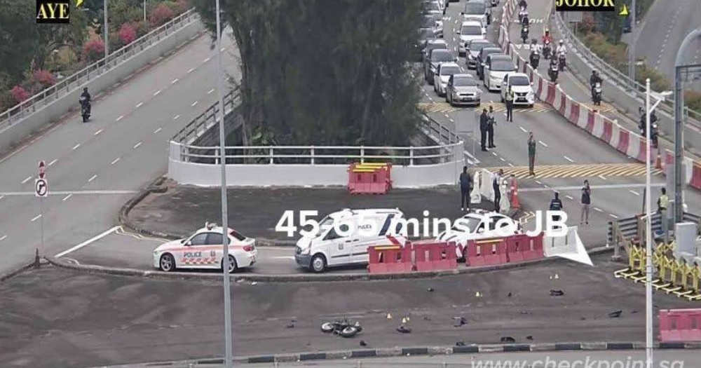 Man, 23, conveyed to hospital after motor self-skids near Tuas ...