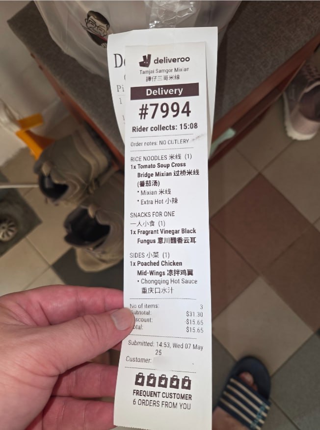 S'pore man called police to remove food order erroneously left on door ...