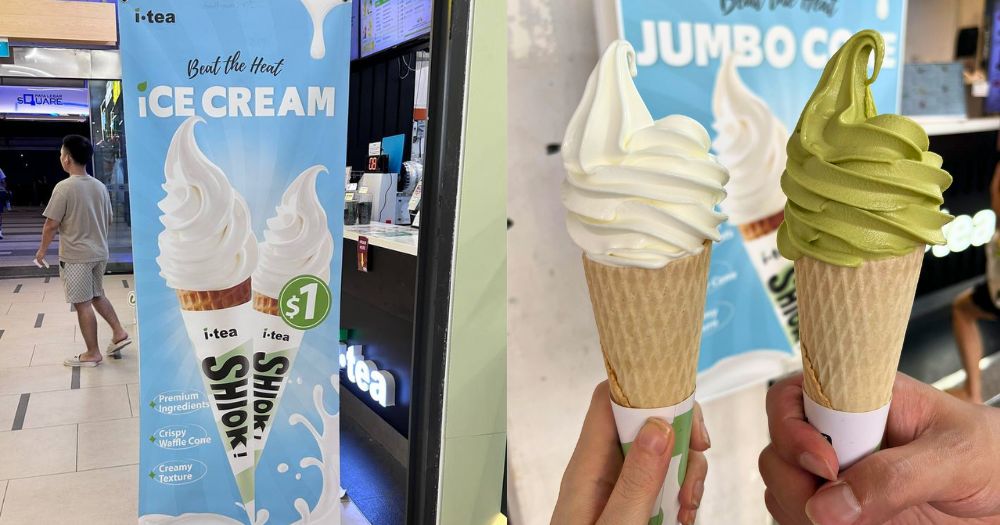 S$1 vanilla ice cream available at iTea S'pore - Mothership.SG - News ...