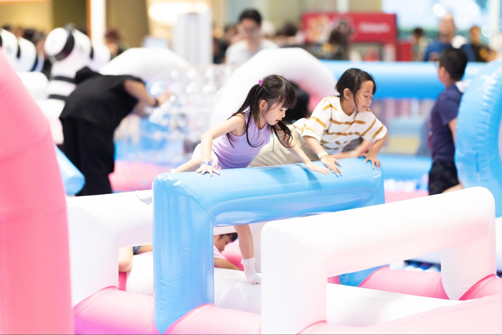 Suntec City’s largest inflatable playground with giant slides opens till Jun. 29, 2025 ...