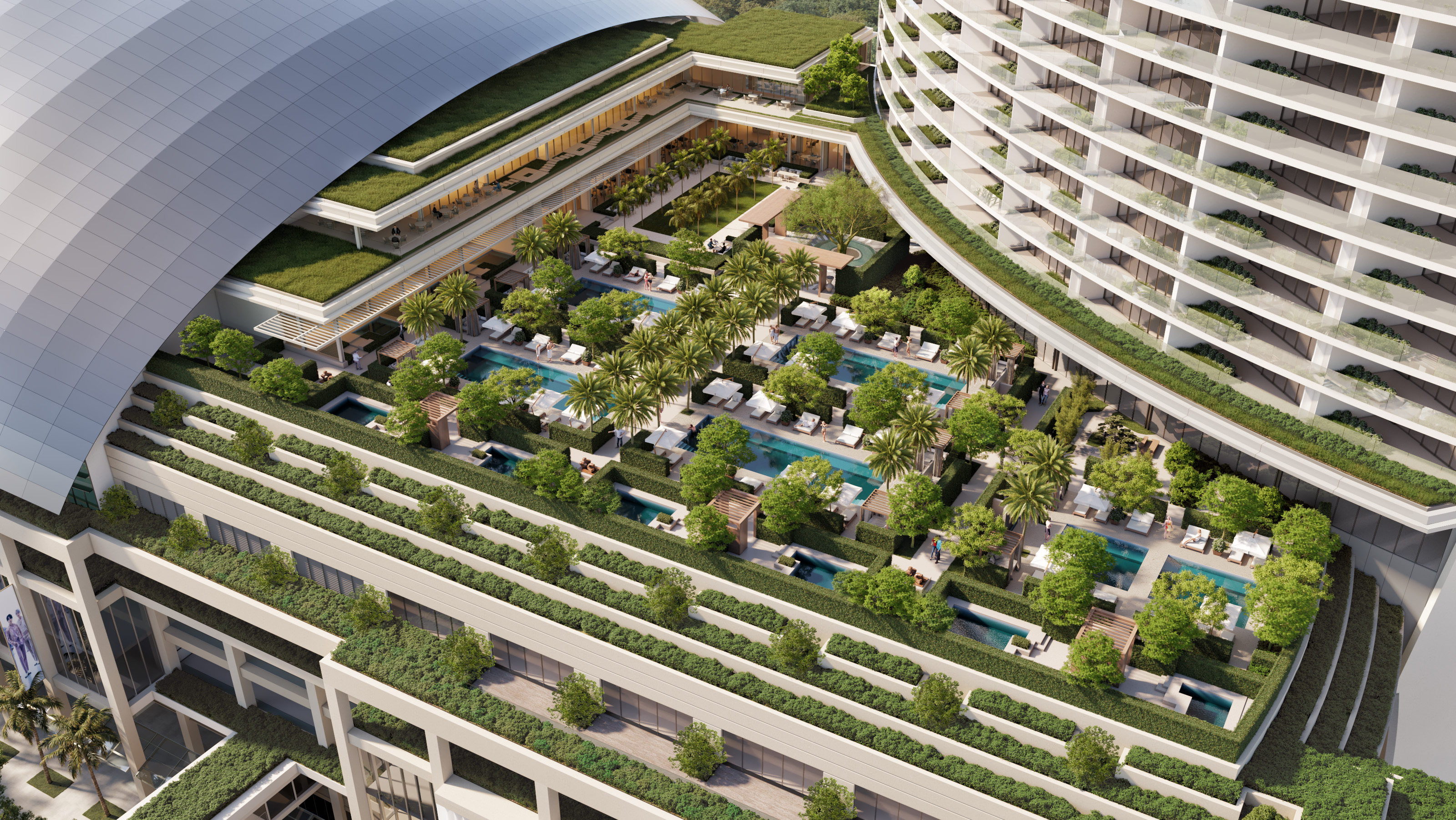 55-storey hotel tower, 15,000-seat arena & other developments at Marina ...