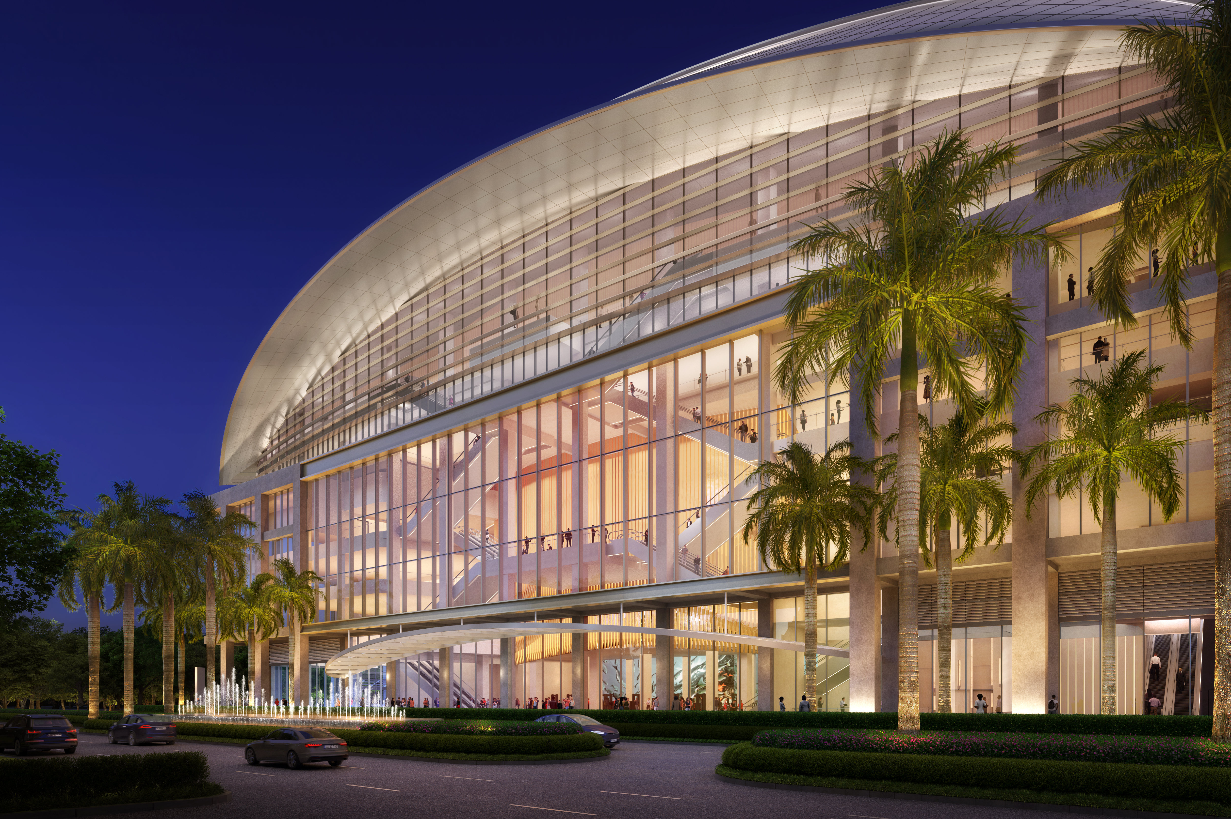 55-storey hotel tower, 15,000-seat arena & other developments at Marina ...
