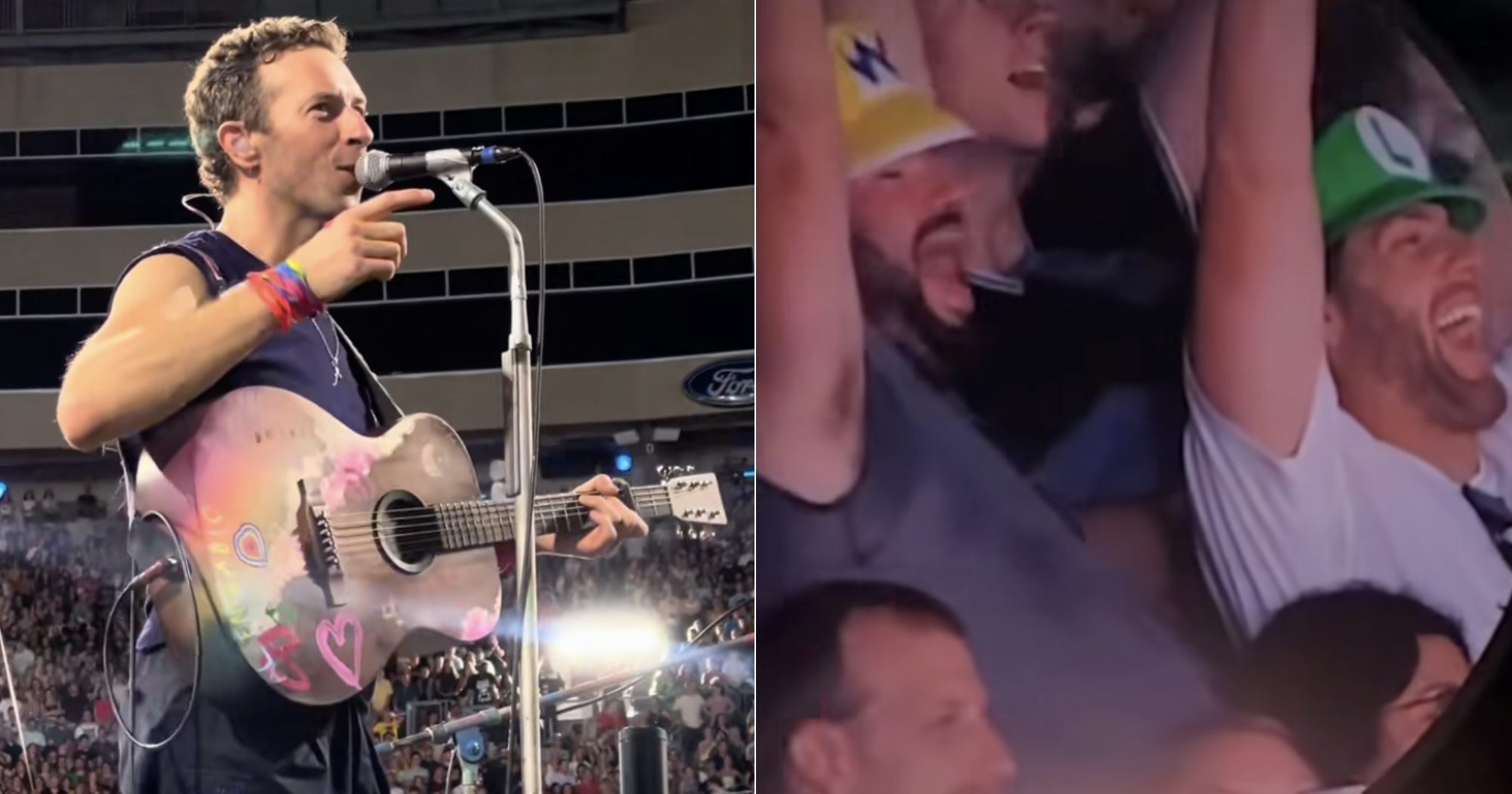 Coldplay's Chris Martin warns fans about roving fan cam after exposing ...