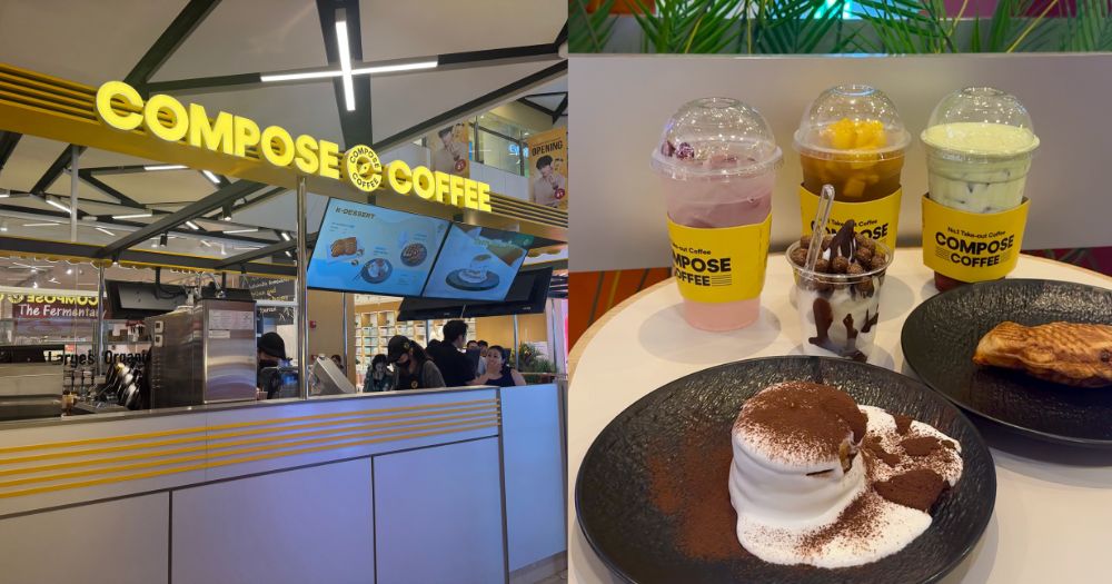 South Korea chain Compose Coffee opens 3rd S'pore outlet in PLQ Mall ...