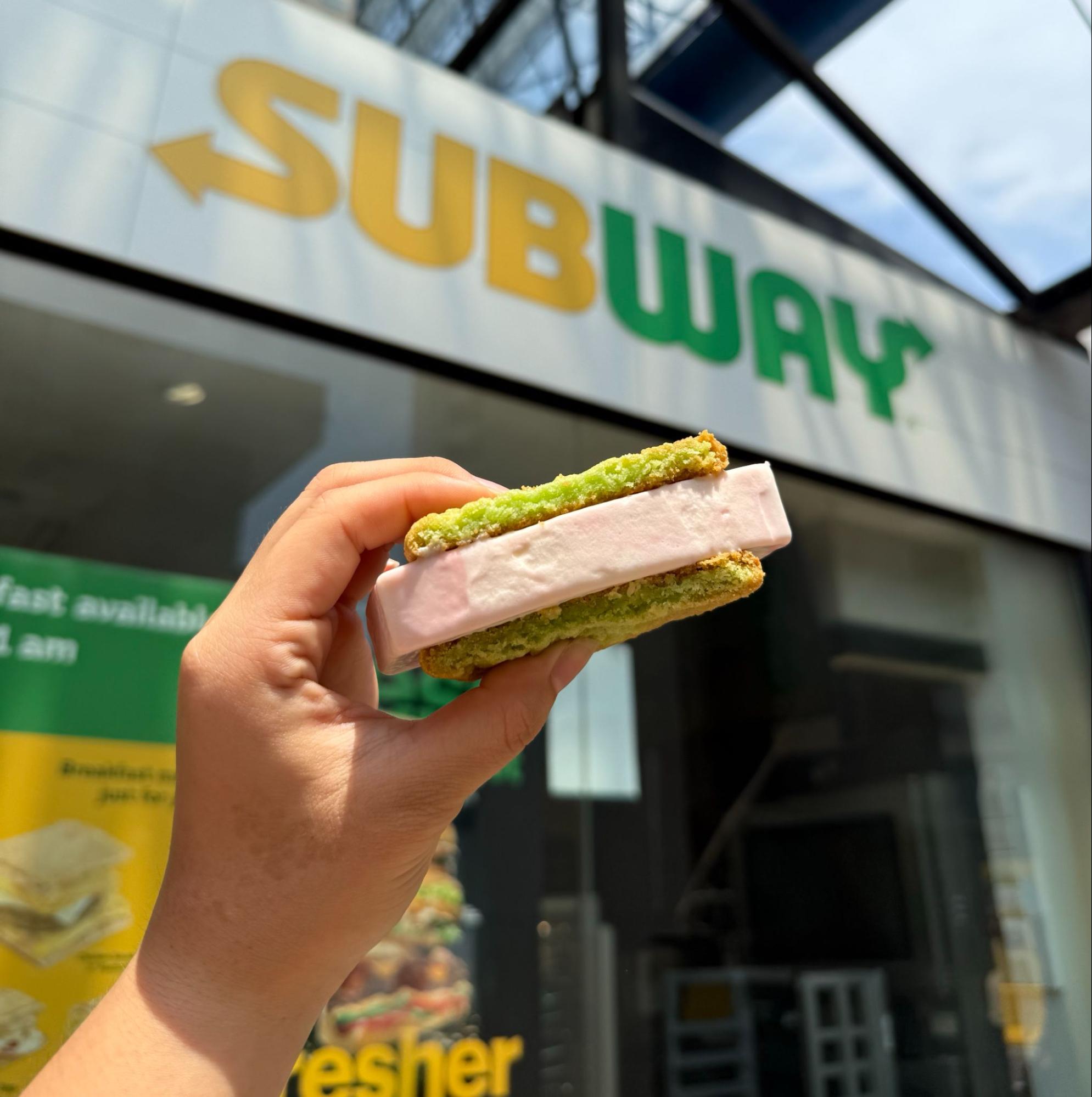 Subway S’pore giving away free Pandan Cookie Ice Cream Sandwich at ...