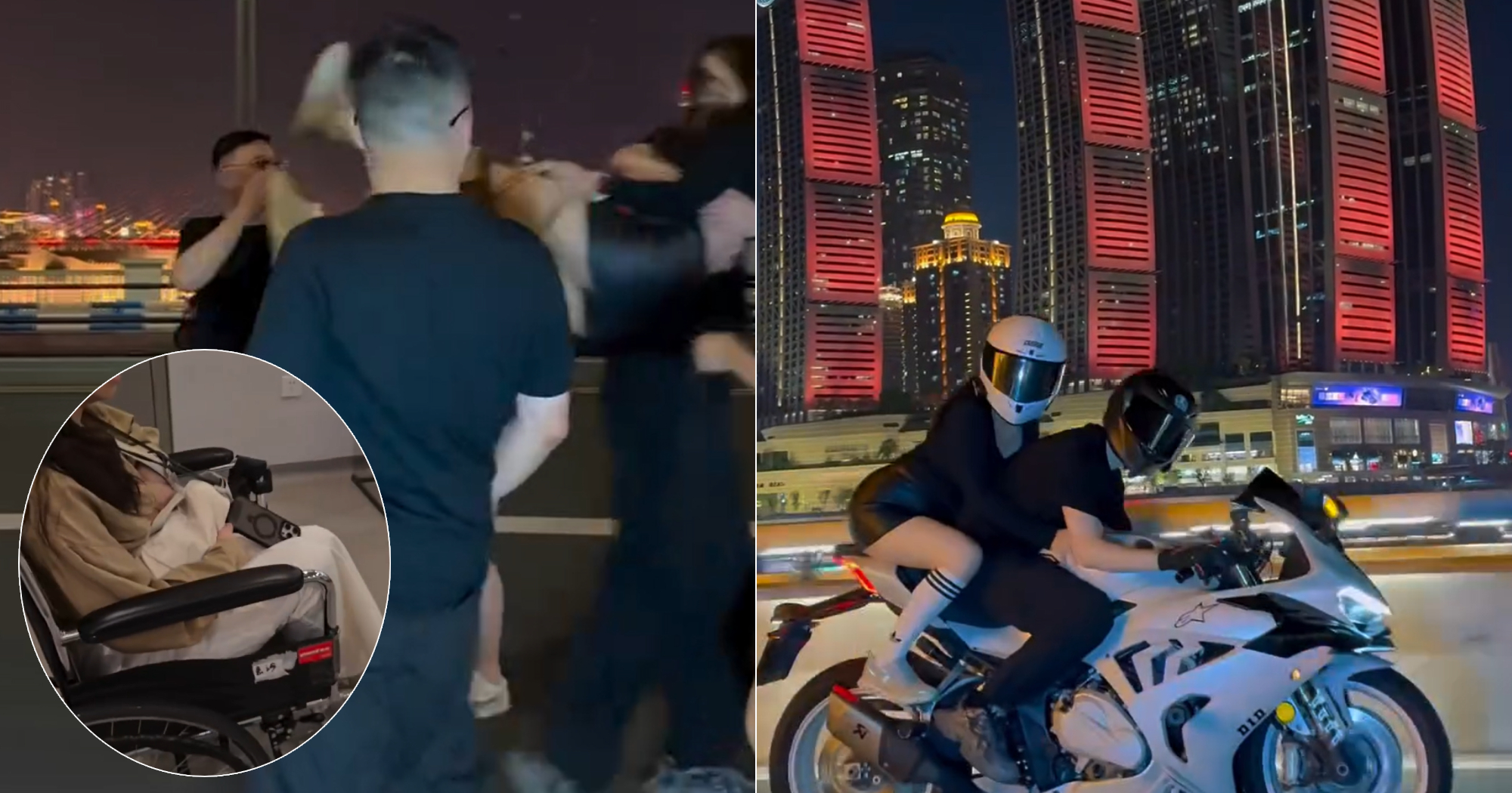 Woman, based in S'pore, dislocates rib attempting motorbike trend in ...