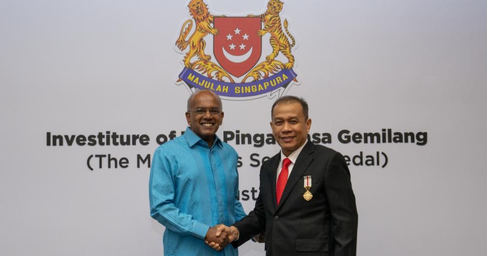 Royal M'sian Police's Inspector-General awarded S'pore's Meritorious ...