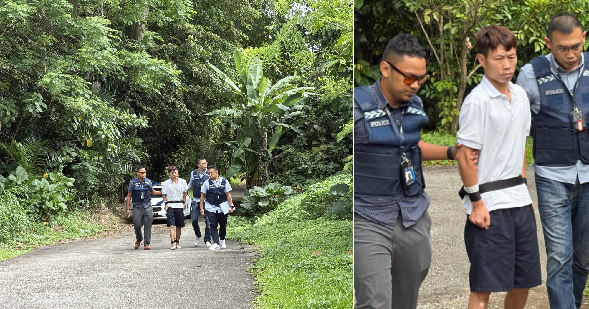 4 Chinese nationals brought back to areas near Rail Corridor for crime scene visit - Mothership ...