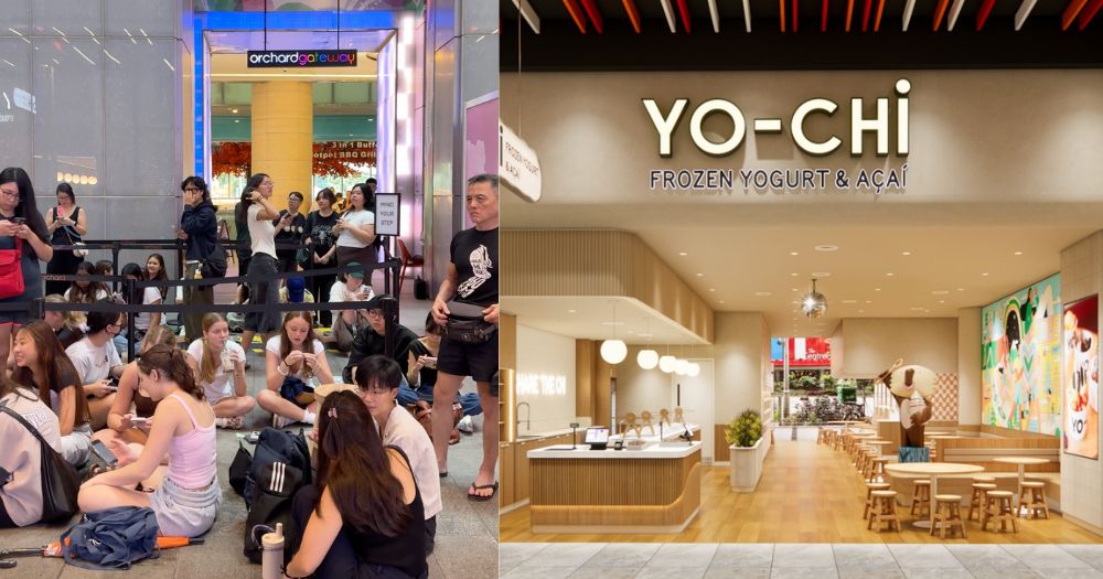 Australian yoghurt Yo-Chi opens at Orchard Central, 1st person in queue ...