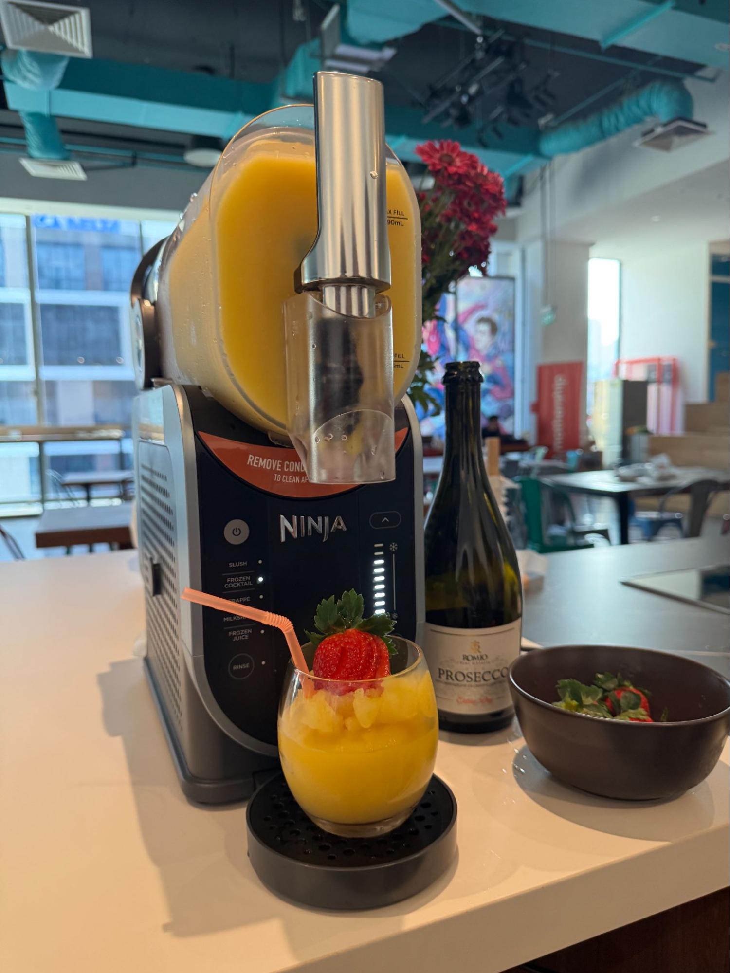 I made frappes & frozen cocktails for my thirsty colleagues with the ...