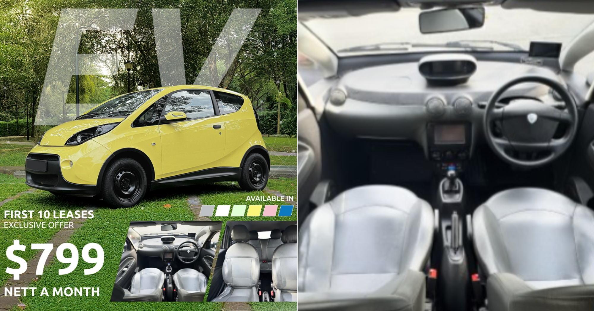 Tribecar offering 'Le Blu Frenchy' electric car rental in S'pore from S ...