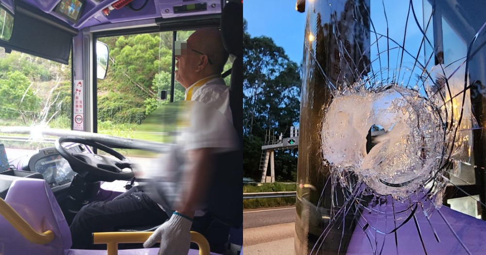 Hong Kong bus driver, 60, stabbed by 1.5m metal rod that cracked ...