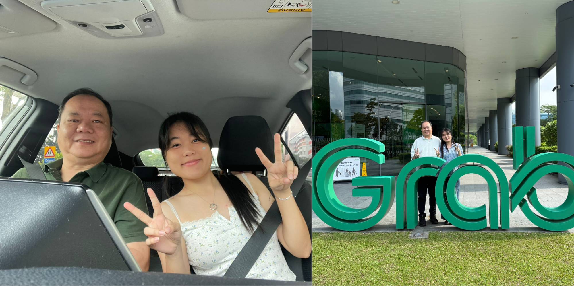 NTU student, 20, shares how father's Grab job brought family closer ...