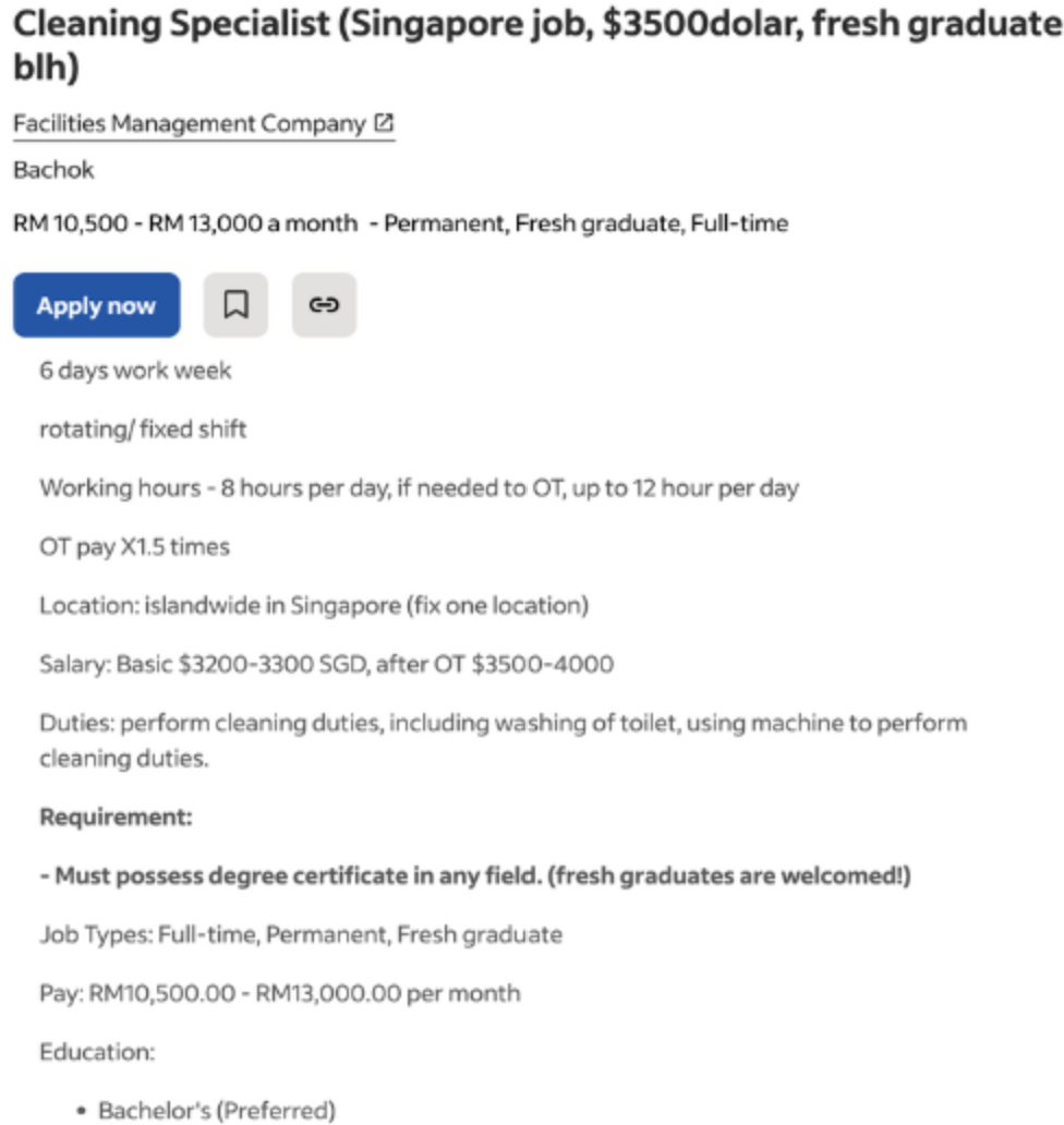 M'sians shocked & enticed by S$4,000/month salary toilet-washing ...
