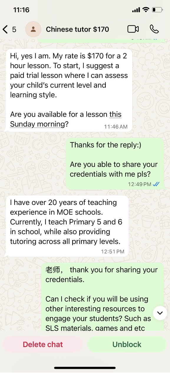 S'pore grandfather, 75, upset that granddaughter's tutor charged S$388. ...