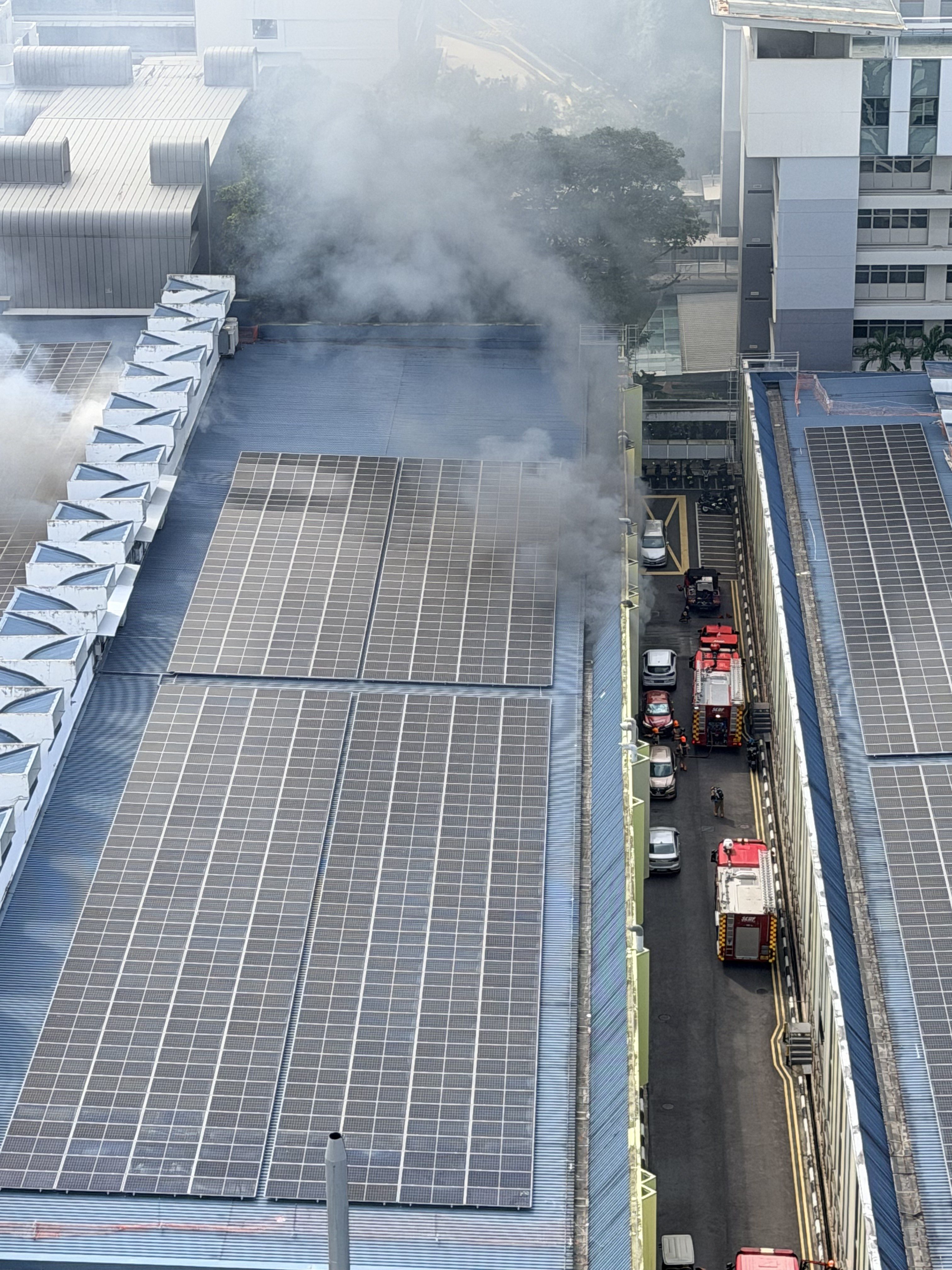 Fire breaks out at S'pore Poly, SCDF at the scene - Mothership.SG ...
