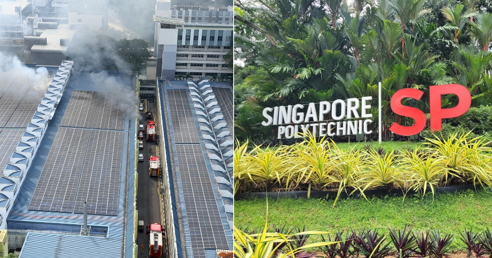 Fire breaks out at S'pore Poly, SCDF at the scene - Mothership.SG - News from Singapore, Asia ...