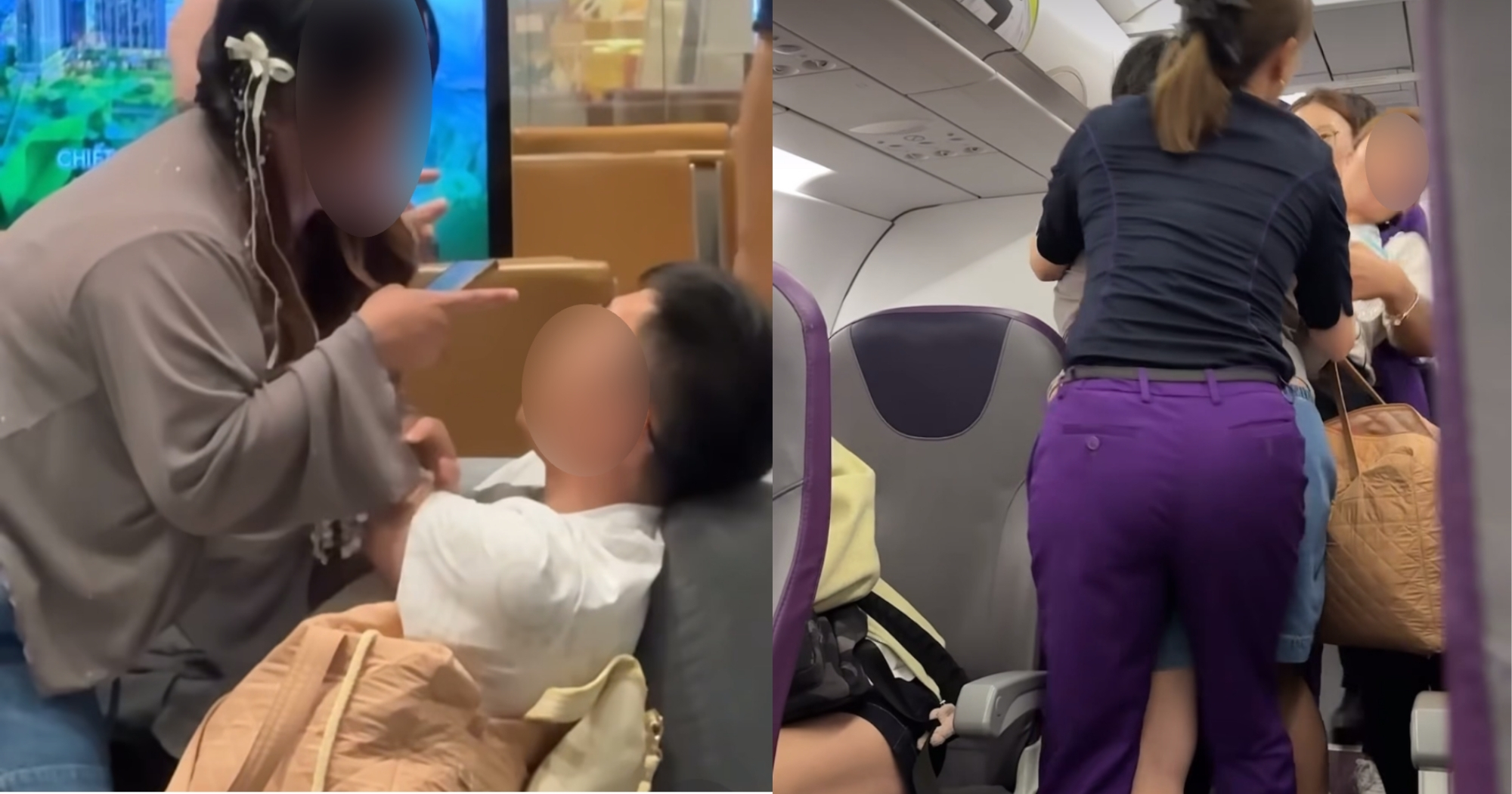 Couple fight at Vietnam airport all the way to Hong Kong-bound plane ...