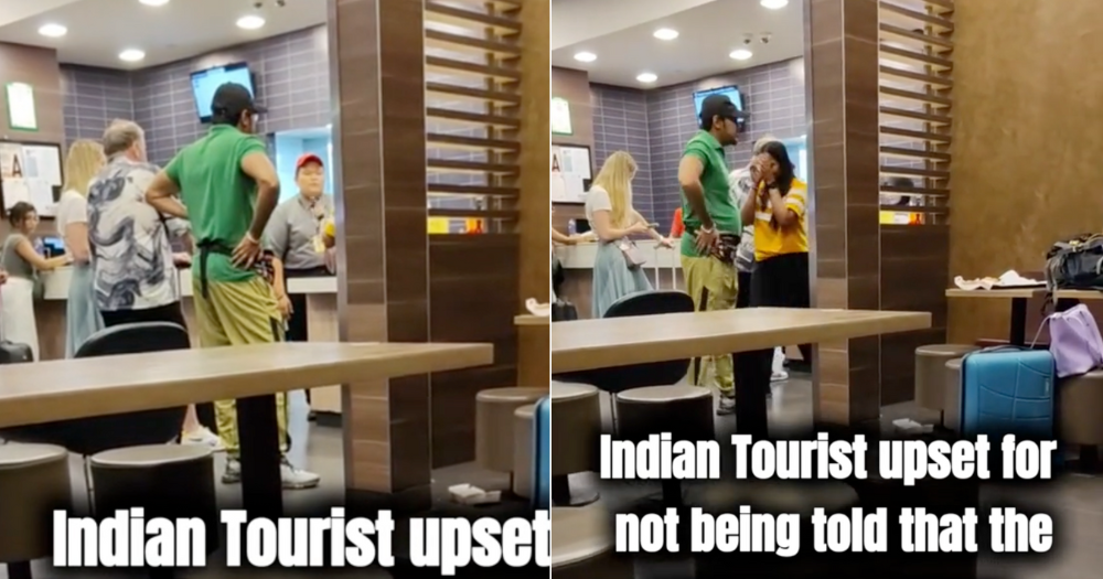 Indian tourist confronts staff after getting non-vegetarian burger at ...
