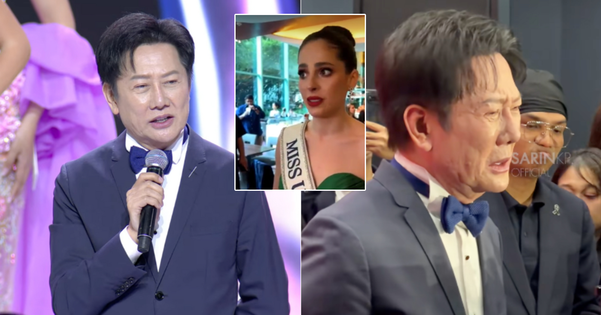 Miss Universe Thailand director cries & apologises, claims he said ...