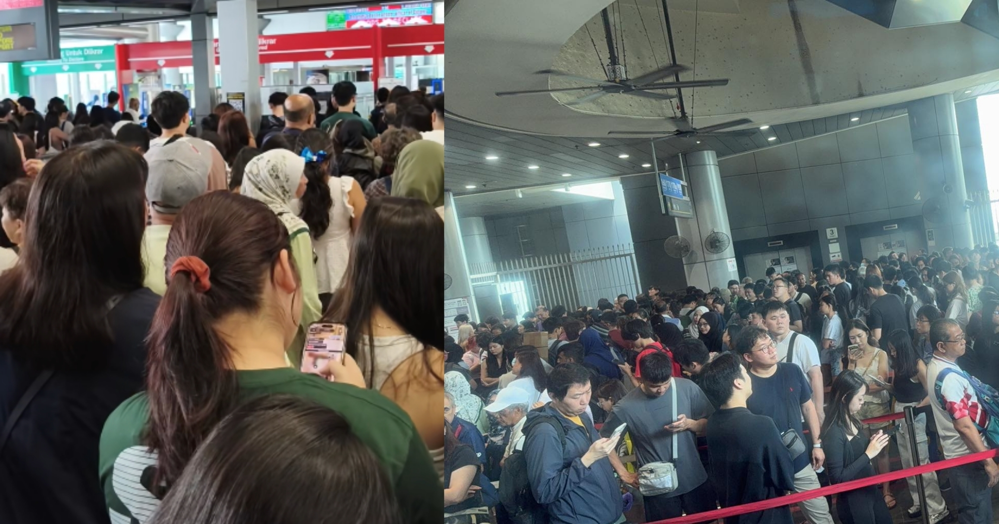 Thousands including S'poreans stranded at Johor land checkpoints after ...