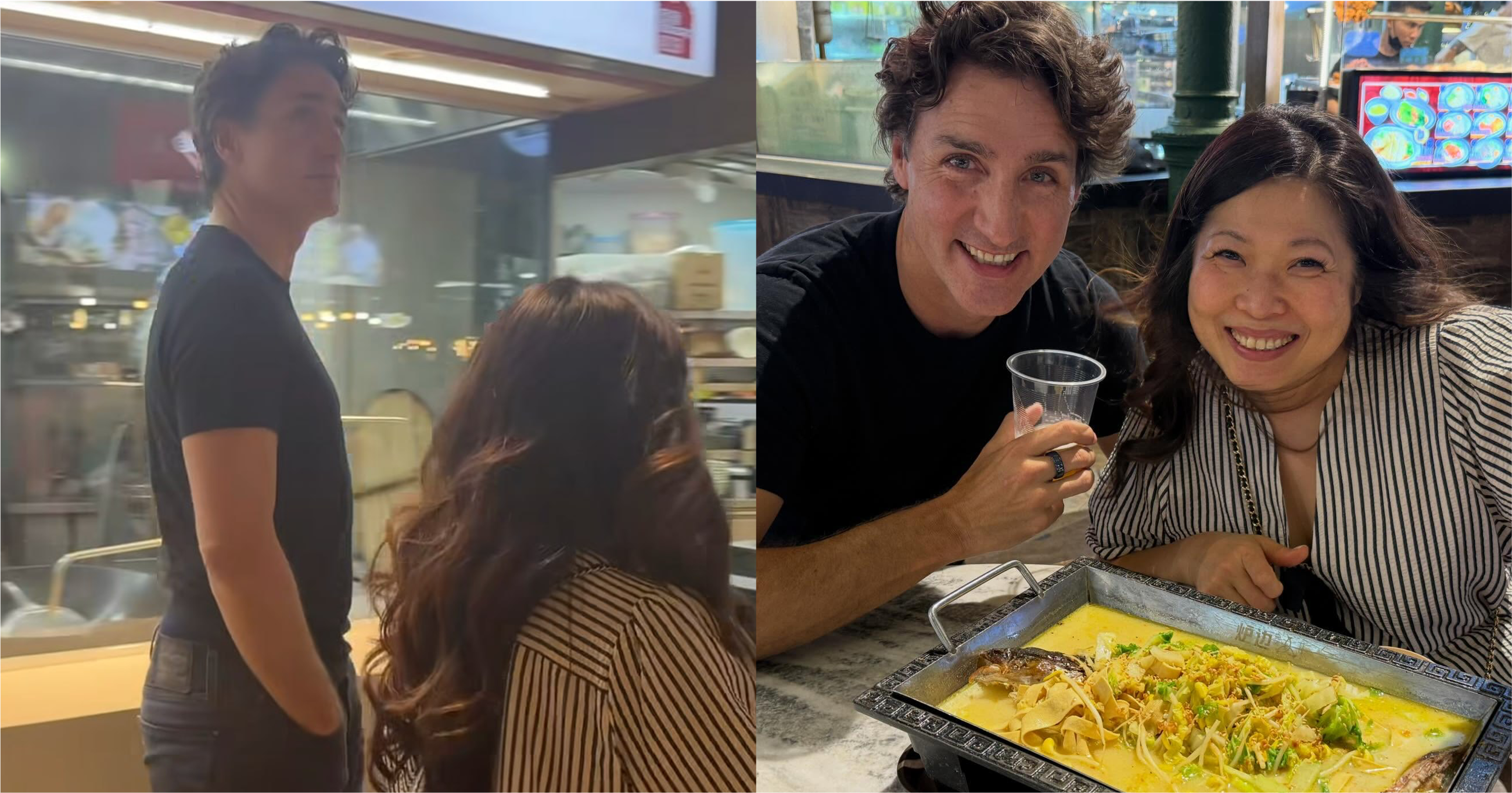 'S'pore is an amazing place': Justin Trudeau dines at Lau Pa Sat ...