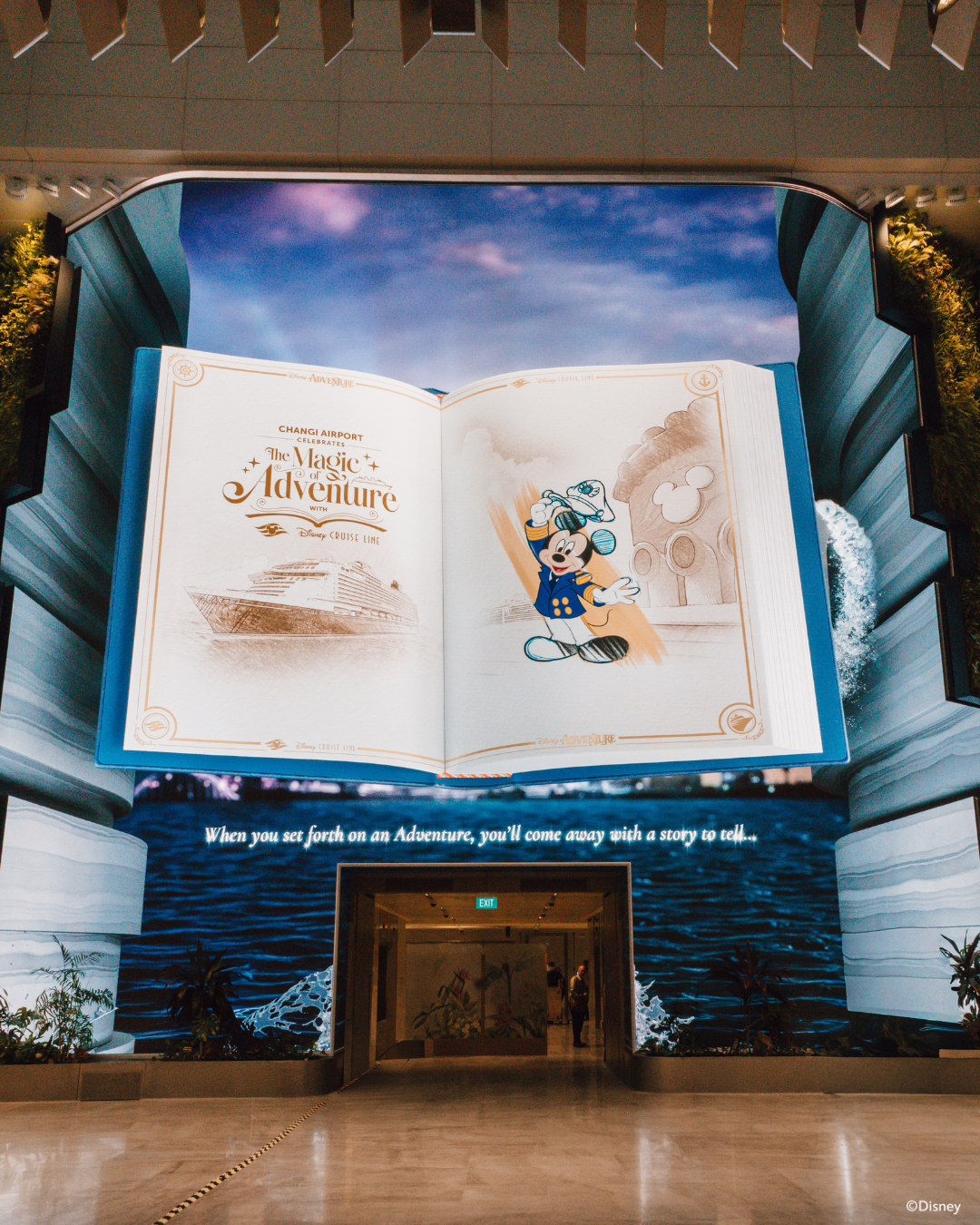 New Disney Cruise-themed 'Wonderfall' show at Changi Airport T2 till ...