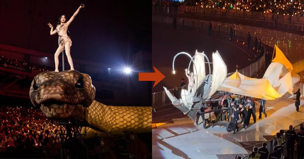 Jolin Tsai replaces 30m-long snake prop in Shenzhen concert with boat ...