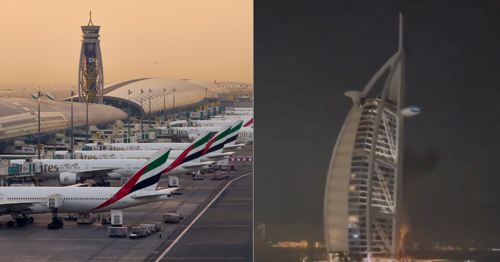 Dubai Airport, Burj Al Arab hotel damaged in Iranian retaliatory ...