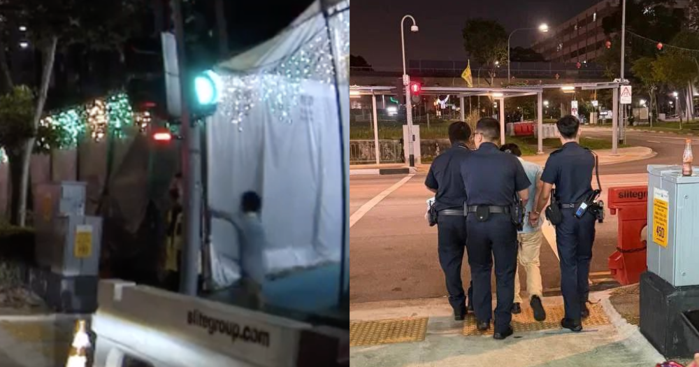 Man, 46, who held knife to security officer's neck near Geylang Serai ...